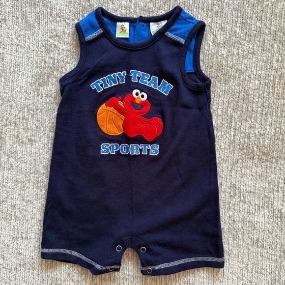 Sesame Street | One Pieces | Vintage Sesame Street Elmo Romper 8m ...